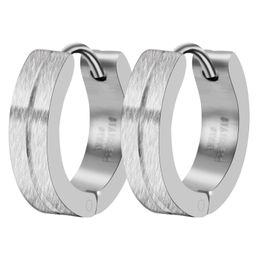 Adelia&acute;s Klappcreolen ADELIA&acute;S "Ohrringe &ndash; Klappcreole aus Edelstahl", Damen, Gr. Damen, Edelstahl, silber, Ohrringe Klappcreolen, Zum Verschenken &ndash; ideal zum Muttertag