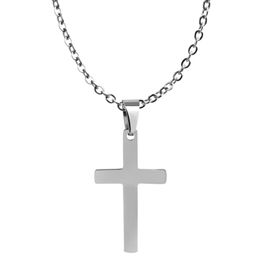 Adelia&acute;s Kettenanh&auml;nger ADELIA&acute;S "Anh&auml;nger &ndash; Kreuz Kreuzanh&auml;nger aus Edelstahl", silber, Schmuckanh&auml;nger, Damen, Edelstahl, Kettenanh&auml;nger, Perfekt als Geschenk zum Weihnachten