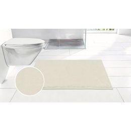 Badematte OTTO HOME "Cali, Badvorleger, Badezimmer Teppich, Duschvorleger", natur, H:10mm, Polyester, Badematten, Badematte, weich, Uni Farben, auch als Teppich erh&auml;ltlich