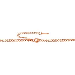 Adelia&acute;s Kette ohne Anh&auml;nger ADELIA&acute;S "Halskette mit Anh&auml;nger &ndash; Herz aus Edelstahl", rosa (gold), Halsketten, Damen, 55cm, Edelstahl, Ein Geschenk, das Freude macht