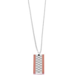 Adelia&acute;s Kette ohne Anh&auml;nger ADELIA&acute;S "Halskette &ndash; Panzerkette aus Edelstahl 60 cm", rosa (silber), Halsketten, Damen, 60cm, Edelstahl, Eine sch&ouml;ne Geschenkidee f&uuml;r jeden Anlass