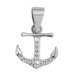 Adelia&acute;s Kettenanh&auml;nger ADELIA&acute;S "Anh&auml;nger aus 925 Silber mit Zirkonia", silber, Schmuckanh&auml;nger, Damen, Silber 925 (Sterlingsilber), Kettenanh&auml;nger, Ideal als Geschenk &ndash; dezent und elegant