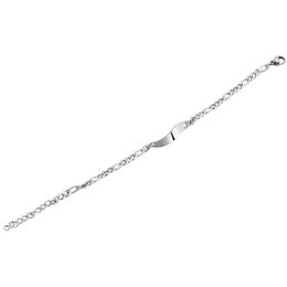 Adelia&acute;s Armband ADELIA&acute;S "Armband aus Edelstahl 18 cm", silber, Armb&auml;nder, Damen, 18cm, Edelstahl, Armband, Perfekt als Geschenk zum Valentinstag