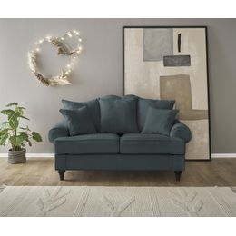 2-Sitzer OTTO HOME "WESTMINSTER", gr&uuml;n (blaugr&uuml;n), B:170cm H:95cm T:100cm, Sofas, mit Federkern-Polsterung