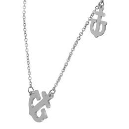 Adelia&acute;s Kette ohne Anh&auml;nger ADELIA&acute;S "Halskette mit Anh&auml;nger &ndash; aus Edelstahl", silber, Halsketten, Damen, 45cm, Edelstahl, Perfekt zum Verschenken an besondere Menschen