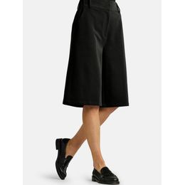 Shorts LIBERT&Eacute; ESSENTIEL "Libert&eacute; Essentiel Shorts FREDDY", Damen, Gr. S, Normalgr&ouml;&szlig;en, schwarz, Obermaterial: 46% Viskose, 45% Polyester, 9% Elasthan, Hosen Shorts