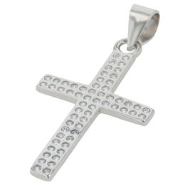 Adelia&acute;s Kettenanh&auml;nger ADELIA&acute;S "Anh&auml;nger &ndash; Kreuz Kreuzanh&auml;nger aus 925 Silber mit Zirkonia", silber, Schmuckanh&auml;nger, Damen, Silber 925 (Sterlingsilber), Kettenanh&auml;nger, Ein stilvolles Geschenk f&uuml;r besondere Momente