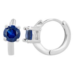 Adelia&acute;s Klappcreolen ADELIA&acute;S "Ohrringe &ndash; Klappcreole aus 925 Silber mit Zirkonia", Damen, Gr. Damen, Silber 925 (Sterlingsilber), silber, Ohrringe Klappcreolen, Zum Verschenken an Menschen, die Ihnen am Herzen liegen