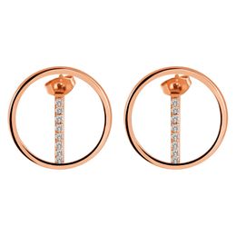 Adelia&acute;s Paar Ohrh&auml;nger ADELIA&acute;S "Ohrringe &ndash; Ohrstecker aus Edelstahl mit Strass Steinchen", Damen, Gr. Damen, Edelstahl, gold, Ohrringe, Ideal als Geschenk f&uuml;r besondere Anl&auml;sse