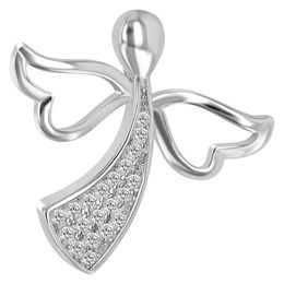 Adelia&acute;s Kettenanh&auml;nger ADELIA&acute;S "Anh&auml;nger &ndash; Engelanh&auml;nger aus 925 Silber mit Zirkonia", silber, Schmuckanh&auml;nger, Damen, Silber 925 (Sterlingsilber), Kettenanh&auml;nger, Perfekt zum Verschenken an besondere Menschen