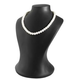 Adelia&acute;s Kette ohne Anh&auml;nger ADELIA&acute;S "Halskette aus Glas mit Perle 45 cm", wei&szlig;, Halsketten, Damen, 45cm, Perfekt zum Verschenken an besondere Menschen