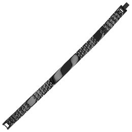 Adelia&acute;s Gliederarmband ADELIA&acute;S "Armband &ndash; Gliederarmband aus Edelstahl 20 cm", schwarz, Armb&auml;nder, Damen, 20cm, Edelstahl, Gliederarmband, Sch&ouml;ne Geschenkidee zum Jubil&auml;um