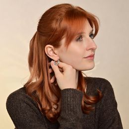 Adelia&acute;s Klappcreolen ADELIA&acute;S "Ohrringe &ndash; Klappcreole aus Edelstahl", Damen, Gr. Damen, Edelstahl, silber, Ohrringe Klappcreolen, Ein kleines Geschenk mit gro&szlig;er Wirkung