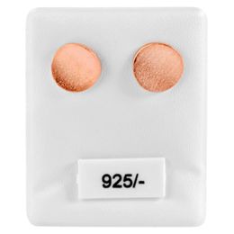 Adelia&acute;s Paar Ohrh&auml;nger ADELIA&acute;S "Ohrringe &ndash; Ohrstecker aus 925 Silber", Damen, Gr. Damen, Silber 925 (Sterlingsilber), rosa (gold), Ohrringe, Ideal als Geschenk &ndash; dezent und elegant