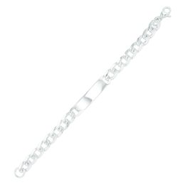 Adelia&acute;s Armband ADELIA&acute;S "Armband &ndash; Panzerarmband aus Edelstahl 21 cm", silber, Armb&auml;nder, Herren, 21cm, Edelstahl, Armband, Perfekt als Geschenk zum einfach so