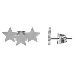 Adelia&acute;s Paar Ohrh&auml;nger ADELIA&acute;S "Ohrringe &ndash; Ohrstecker aus Edelstahl", Damen, Gr. Damen, Edelstahl, silber, Ohrringe, Ideal zum Verschenken &ndash; schlicht und stilvoll