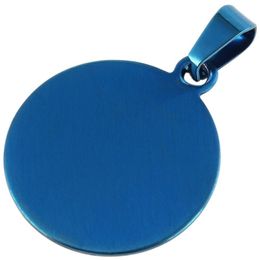 Adelia&acute;s Kettenanh&auml;nger ADELIA&acute;S "Anh&auml;nger aus Edelstahl", blau, Schmuckanh&auml;nger, Damen, Edelstahl, Kettenanh&auml;nger, Ideal als Geschenk zum einen besonderen Tag