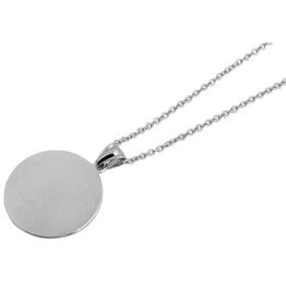 Adelia&acute;s Kette ohne Anh&auml;nger ADELIA&acute;S "Halskette &ndash; Ankerkette aus Edelstahl 43 cm", silber, Halsketten, Damen, 43cm, Edelstahl, Perfekt als Geschenk zum Jubil&auml;um