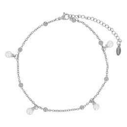Adelia&acute;s Kettenanh&auml;nger ADELIA&acute;S "Anh&auml;nger aus Edelstahl mit Perle", silber, Schmuckanh&auml;nger, Damen, Edelstahl, Kettenanh&auml;nger, Zum Verschenken &ndash; passend f&uuml;r viele Anl&auml;sse
