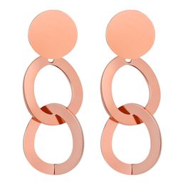 Adelia&acute;s Paar Ohrh&auml;nger ADELIA&acute;S "Ohrringe &ndash; Ohrstecker aus Edelstahl", Damen, Gr. Damen, Edelstahl, gold, Ohrringe, Ideal als Geschenk &ndash; dezent und elegant