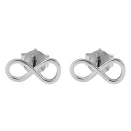 Adelia&acute;s Paar Ohrh&auml;nger ADELIA&acute;S "Ohrringe &ndash; Ohrstecker Unendlichkeitszeichen aus 925 Silber", Damen, Gr. Damen, Silber 925 (Sterlingsilber), silber, Ohrringe, Zum Verschenken &ndash; ideal zum einfach so