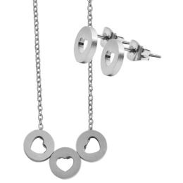 Adelia&acute;s Kette ohne Anh&auml;nger ADELIA&acute;S "Halskette &ndash; Ankerkette aus Edelstahl 43 cm", silber, Halsketten, Damen, 43cm, Edelstahl, Zum Verschenken &ndash; ideal zum Weihnachten