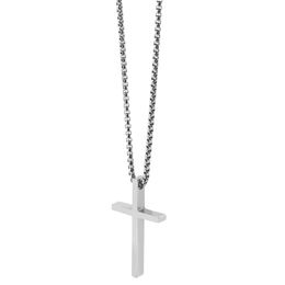 Adelia&acute;s Kette ohne Anh&auml;nger ADELIA&acute;S "Halskette mit Anh&auml;nger &ndash; Kreuz aus Edelstahl", silber, Halsketten, Damen, 61cm, Edelstahl, Eine sch&ouml;ne Geschenkidee f&uuml;r jeden Anlass