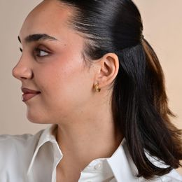 Adelia&acute;s Klappcreolen ADELIA&acute;S "Ohrringe &ndash; Klappcreole aus Edelstahl", Damen, Gr. Damen, Edelstahl, gold, Ohrringe Klappcreolen, Zum Verschenken &ndash; ideal zum einfach so