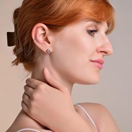 Adelia&acute;s Paar Ohrh&auml;nger ADELIA&acute;S "Ohrringe &ndash; Ohrstecker aus Edelstahl mit Strass Steinchen", Damen, Gr. Damen, Edelstahl, transparent (silber), Ohrringe, Ein Geschenk, das Freude macht