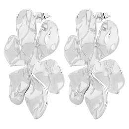 Adelia&acute;s Paar Ohrh&auml;nger ADELIA&acute;S "Ohrringe &ndash; Ohrstecker Blume aus Edelstahl", Damen, Gr. Damen, Edelstahl, silber, Ohrringe, Zum Verschenken an Menschen, die Ihnen am Herzen liegen