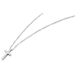 Adelia&acute;s Kette ohne Anh&auml;nger ADELIA&acute;S "Halskette mit Anh&auml;nger &ndash; Kreuz aus Edelstahl", silber, Halsketten, Damen, 48cm, Edelstahl, Sch&ouml;ne Geschenkidee zum einen besonderen Tag