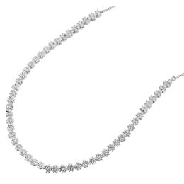 Adelia&acute;s Kette ohne Anh&auml;nger ADELIA&acute;S "Halskette aus 925 Silber mit Zirkonia 42+3", silber, Halsketten, Damen, 45cm, Silber 925 (Sterlingsilber), Ideal als Geschenk zum einen besonderen Tag