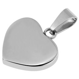 Adelia&acute;s Kettenanh&auml;nger ADELIA&acute;S "Anh&auml;nger &ndash; Herz Herzanh&auml;nger aus Edelstahl", silber, Schmuckanh&auml;nger, Damen, Edelstahl, Kettenanh&auml;nger, Sch&ouml;ne Geschenkidee zum Valentinstag