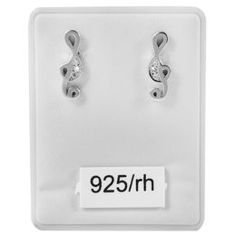 Adelia&acute;s Paar Ohrh&auml;nger ADELIA&acute;S "Ohrringe &ndash; Ohrstecker aus 925 Silber mit Zirkonia", Damen, Gr. Damen, Silber 925 (Sterlingsilber), silber, Ohrringe, Perfekt als Geschenk zum einen besonderen Tag