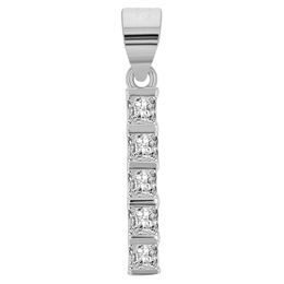 Adelia&acute;s Kettenanh&auml;nger ADELIA&acute;S "Anh&auml;nger aus 925 Silber mit Zirkonia", silber, Schmuckanh&auml;nger, Damen, Silber 925 (Sterlingsilber), Kettenanh&auml;nger, Zum Verschenken an Menschen, die Ihnen am Herzen liegen
