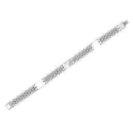 Adelia&acute;s Gliederarmband ADELIA&acute;S "Armband &ndash; Gliederarmband aus Edelstahl 21 cm", silber, Armb&auml;nder, Herren, 21cm, Edelstahl, Gliederarmband, Sch&ouml;ne Geschenkidee zum Jubil&auml;um