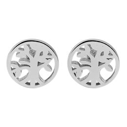 Adelia&acute;s Paar Ohrh&auml;nger ADELIA&acute;S "Ohrringe &ndash; Ohrstecker Lebensbaum aus 925 Silber", Damen, Gr. Damen, Silber 925 (Sterlingsilber), silber, Ohrringe, Geschenkidee: zeitlos und vielseitig