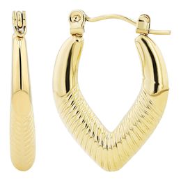 Adelia&acute;s Klappcreolen ADELIA&acute;S "Ohrringe &ndash; Klappcreole aus Edelstahl", Damen, Gr. Damen, Edelstahl, gold, Ohrringe Klappcreolen, Sch&ouml;ne Geschenkidee zum einfach so