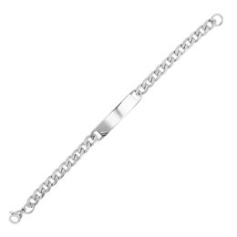 Adelia&acute;s Armband ADELIA&acute;S "Armband &ndash; Panzerarmband aus Edelstahl 18 cm", silber, Armb&auml;nder, Damen, 18cm, Edelstahl, Armband, Zum Verschenken an Menschen, die Ihnen am Herzen liegen