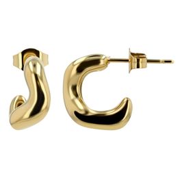 Adelia&acute;s Paar Ohrh&auml;nger ADELIA&acute;S "Ohrringe &ndash; Ohrstecker aus Edelstahl", Damen, Gr. Damen, Edelstahl, gold, Ohrringe, Perfekt als Geschenk zum Muttertag