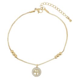 Adelia&acute;s Kettenanh&auml;nger ADELIA&acute;S "Anh&auml;nger &ndash; Lebensbaumanh&auml;nger aus Edelstahl", gold, Schmuckanh&auml;nger, Damen, Edelstahl, Kettenanh&auml;nger, Ein kleines Geschenk mit gro&szlig;er Wirkung