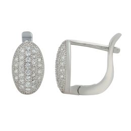 Adelia&acute;s Klappcreolen ADELIA&acute;S "Ohrringe &ndash; Klappcreole aus 925 Silber", Damen, Gr. Damen, Silber 925 (Sterlingsilber), silber, Ohrringe Klappcreolen, Eine sch&ouml;ne Geschenkidee f&uuml;r jeden Anlass