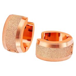 Adelia&acute;s Klappcreolen ADELIA&acute;S "Ohrringe &ndash; Klappcreole aus Edelstahl", Damen, Gr. Damen, Edelstahl, gold, Ohrringe Klappcreolen, Sch&ouml;ne Geschenkidee zum einen besonderen Tag