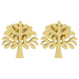 Adelia&acute;s Paar Ohrh&auml;nger ADELIA&acute;S "Ohrringe &ndash; Ohrstecker aus Edelstahl", Damen, Gr. Damen, Edelstahl, gold, Ohrringe, Sch&ouml;ne Geschenkidee zum Muttertag