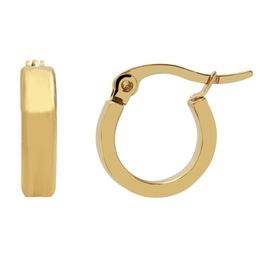 Adelia&acute;s Paar Creolen ADELIA&acute;S "Ohrringe &ndash; Creole aus Edelstahl", Damen, Gr. Damen, Edelstahl, gold, Ohrringe, Perfekt zum Verschenken an besondere Menschen