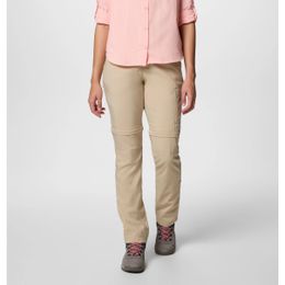 Outdoorhose Columbia "Silver Ridge Utility Convertible Pant", Damen, Gr. 6 (36), N-Gr, ancient fossil, Obermaterial: 100% Polyester, Hosen Outdoorhose
