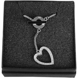 Adelia&acute;s Kette ohne Anh&auml;nger ADELIA&acute;S "Halskette &ndash; Ankerkette aus Edelstahl mit Zirkonia 48 cm", silber, Halsketten, Damen, 48cm, Edelstahl, Ideal als Geschenk f&uuml;r besondere Anl&auml;sse