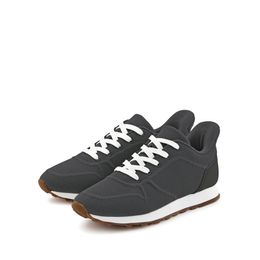 Sneaker Lascana "Halbschuh, Schn&uuml;rschuh, Freizeitschuh", Damen, Gr. 40, wei&szlig;, neutral, Obermaterial: 100% Textilmaterial. Decksohle: 100% Textilmaterial. Futter: 100% Textilmaterial. Laufsohle: 100% Synthetik, Basic, Schuhe Sneaker, aus Textil-Material VEGAN