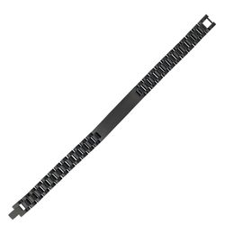 Adelia&acute;s Gliederarmband ADELIA&acute;S "Armband &ndash; Gliederarmband aus Edelstahl 20,5 cm", schwarz, Armb&auml;nder, Damen, 20cm, Edelstahl, Gliederarmband, Eine sch&ouml;ne Geschenkidee f&uuml;r jeden Anlass