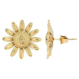 Adelia&acute;s Paar Ohrh&auml;nger ADELIA&acute;S "Ohrringe &ndash; Ohrstecker Sonne aus Edelstahl", Damen, Gr. Damen, Edelstahl, gold, Ohrringe, Perfekt zum Verschenken an besondere Menschen
